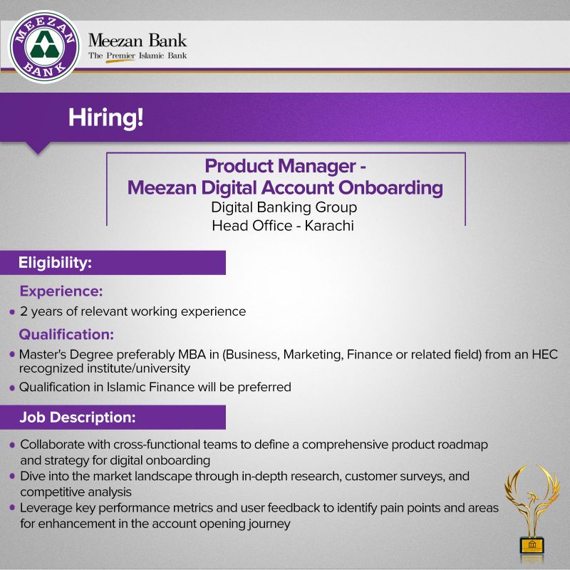 Product Manager – Pakistan Careers
